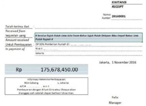 Apa itu Kwitansi: Pengertian, Fungsi, dan Contohnya