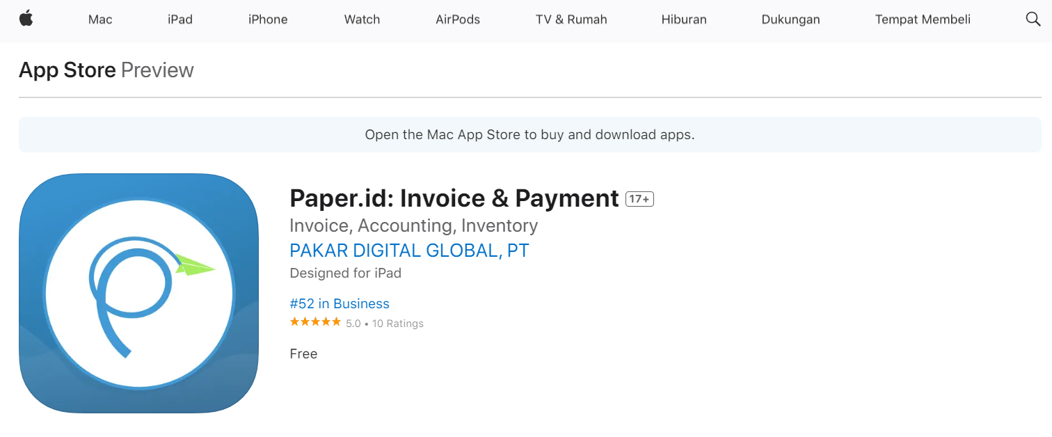 Paper.id Kini Hadir di iOS!