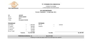 10 Contoh Slip Gaji Karyawan dan Komponen Pentingnya