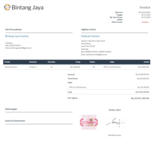 Nomor Invoice: Definisi dan Contohnya | Kamus Bisnis Paper.id